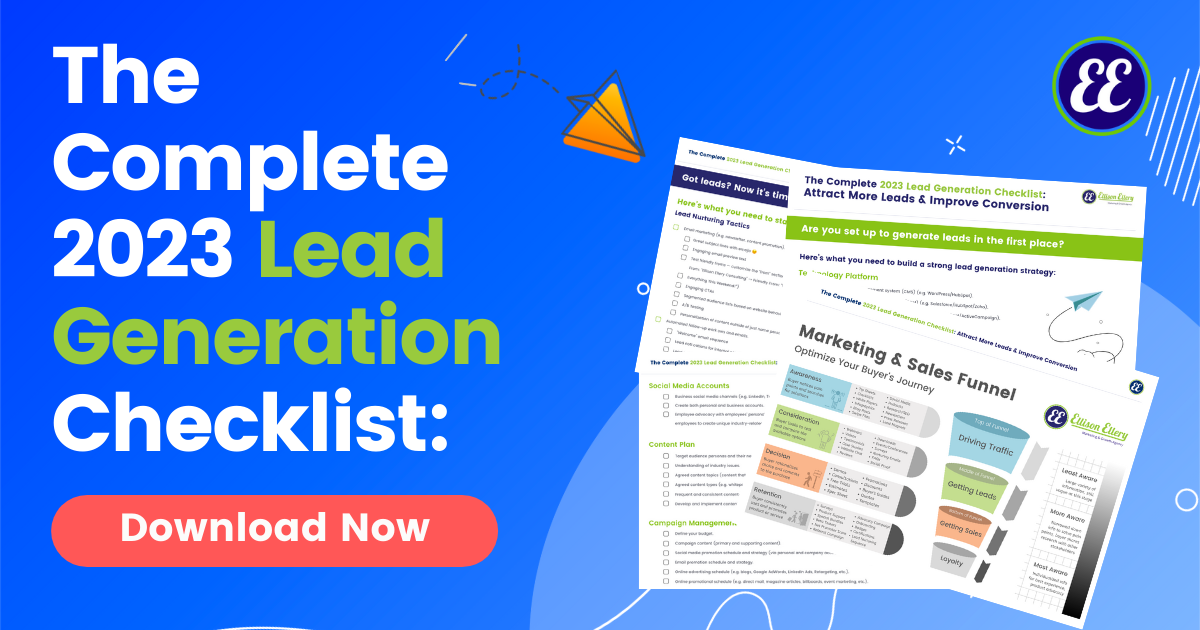 Improve your Lead Generation with our FREE Checklist Resource!